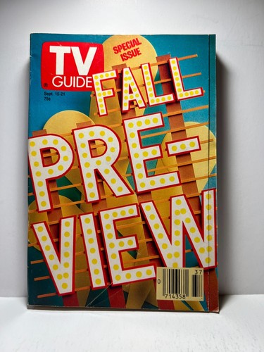 TV Guide 1990 September 15-21 Special Issue Fall Preview | eBay