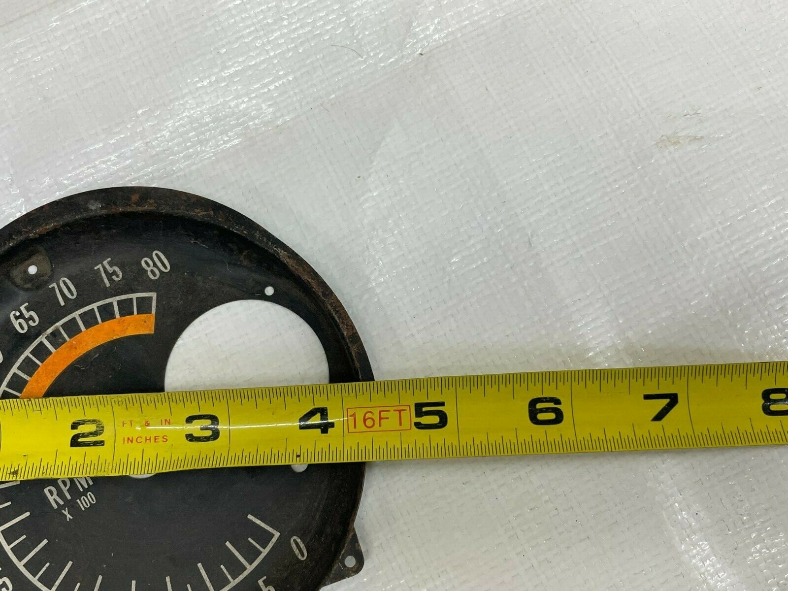 1970-81 Pontiac Trans Am Tach Face 8k RPM Firebird Tachometer Dash ...