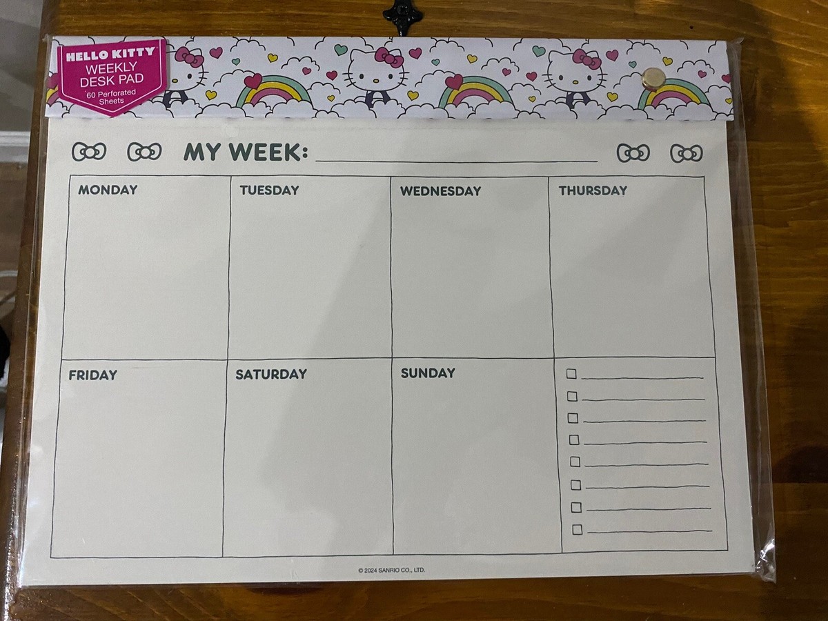 Hello Kitty Planner Template