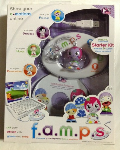f.a.m.p.s by Girl Tech Starter Kit Software & Charm Show Your E-motions ...