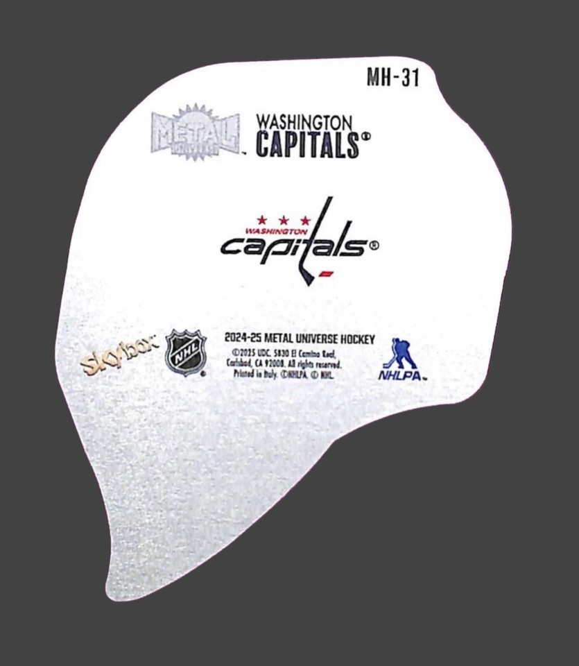 24-25 SkyBox Metal Universe - Metal Heads MH-31 Washington Capitals ...