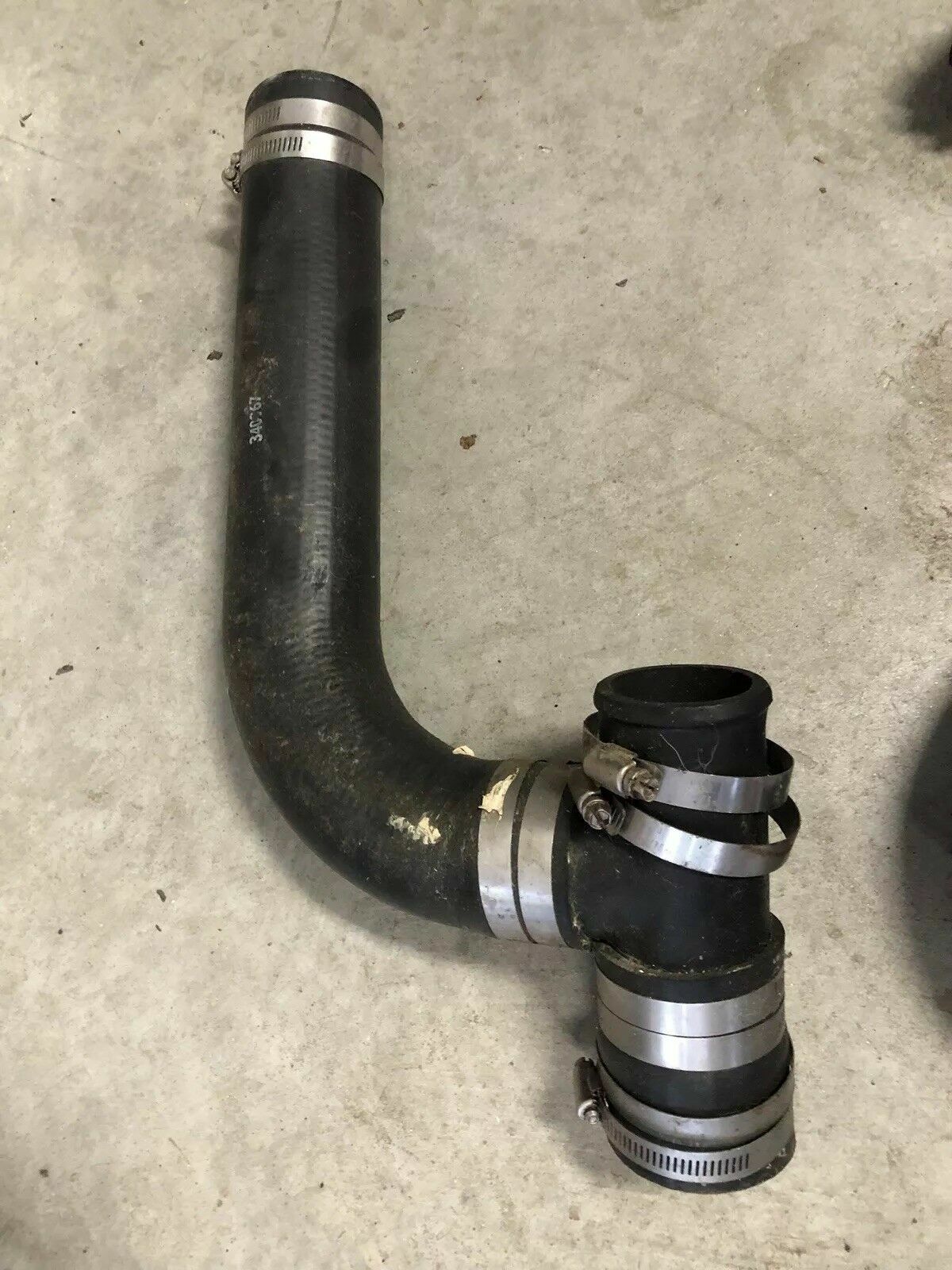 OMC TurboJet Boston Whaler Rage Turbo Jet Exhaust Hoses Hose Clamps Jet ...