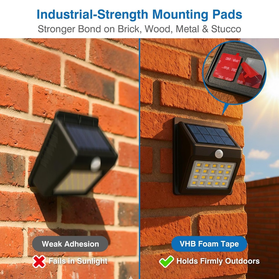 Heavy Duty Double-Sided Adhesive Pads – 48 Pre-Cut Foam Mounting ...