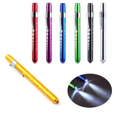 2pc Surgical Doctor Diagnostic Torch Pen Pupil/Oral/Ear Examine White ...