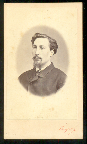 CDV Crespon à Nîmes Un nommé (Joseph) Gaston de Roches Vintage print c ...