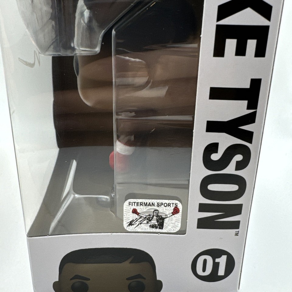 Mike Tyson Signed Funko POP Figure Mike Tyson Fiterman Sports COA ...