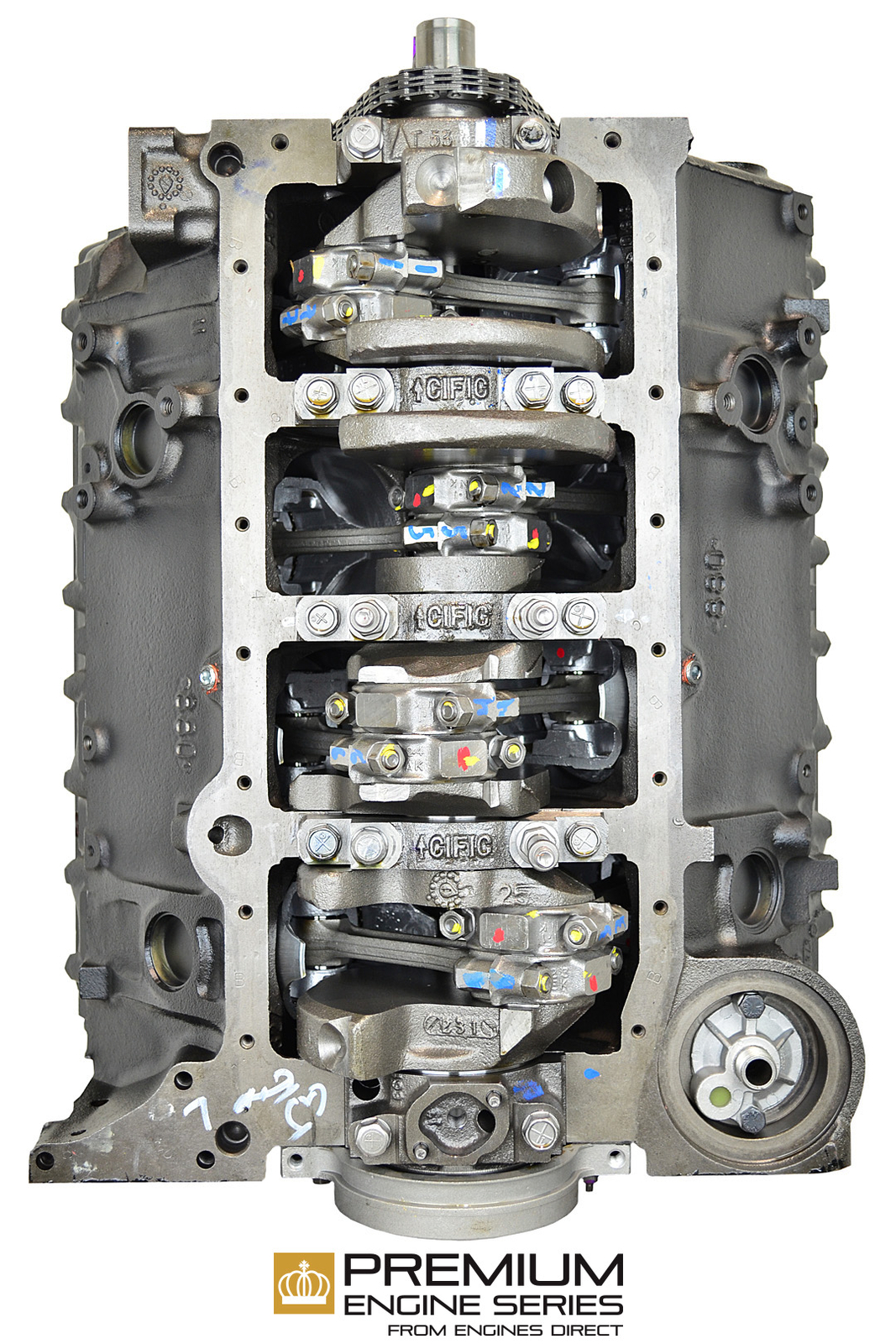 Chevrolet 5.7 Marine Engine 350 Vortec New Premium Reman OEM ...