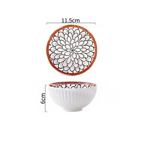 Japanese Rice Bowls Small Rice Bowls 4.5 Inch Bowls Set Vintage Dessert ...