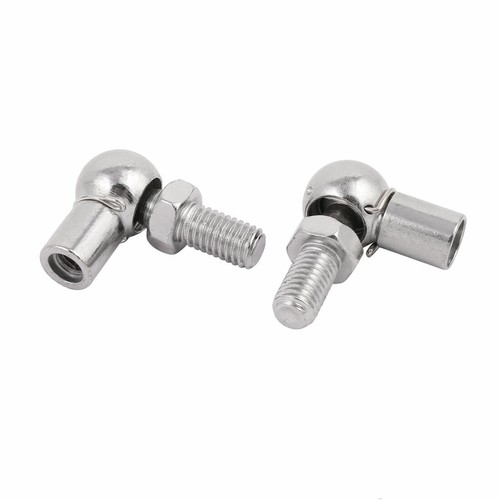 M8 Male to M8 Female Thread 45# Steel Gas Spring End Fittings Silver ...