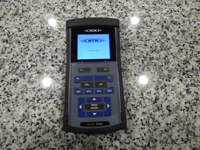 WTW Multi 3420 HANDHELD MULTIMETER MULTIPARAMETER TEST UNIT, DUAL ...