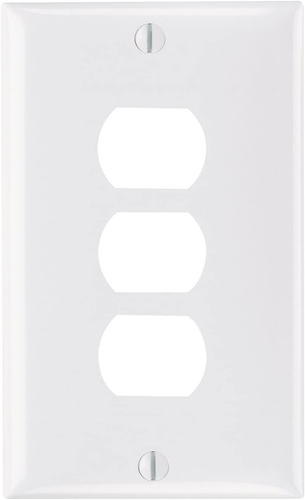 K3W Plastic Despard Opening Wall Plate, 1 Gang, Three Horizontal ...