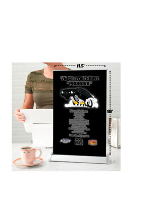 Car Show Sign Display Board - Custom Tabletop Retractable Banners 11.5 ...