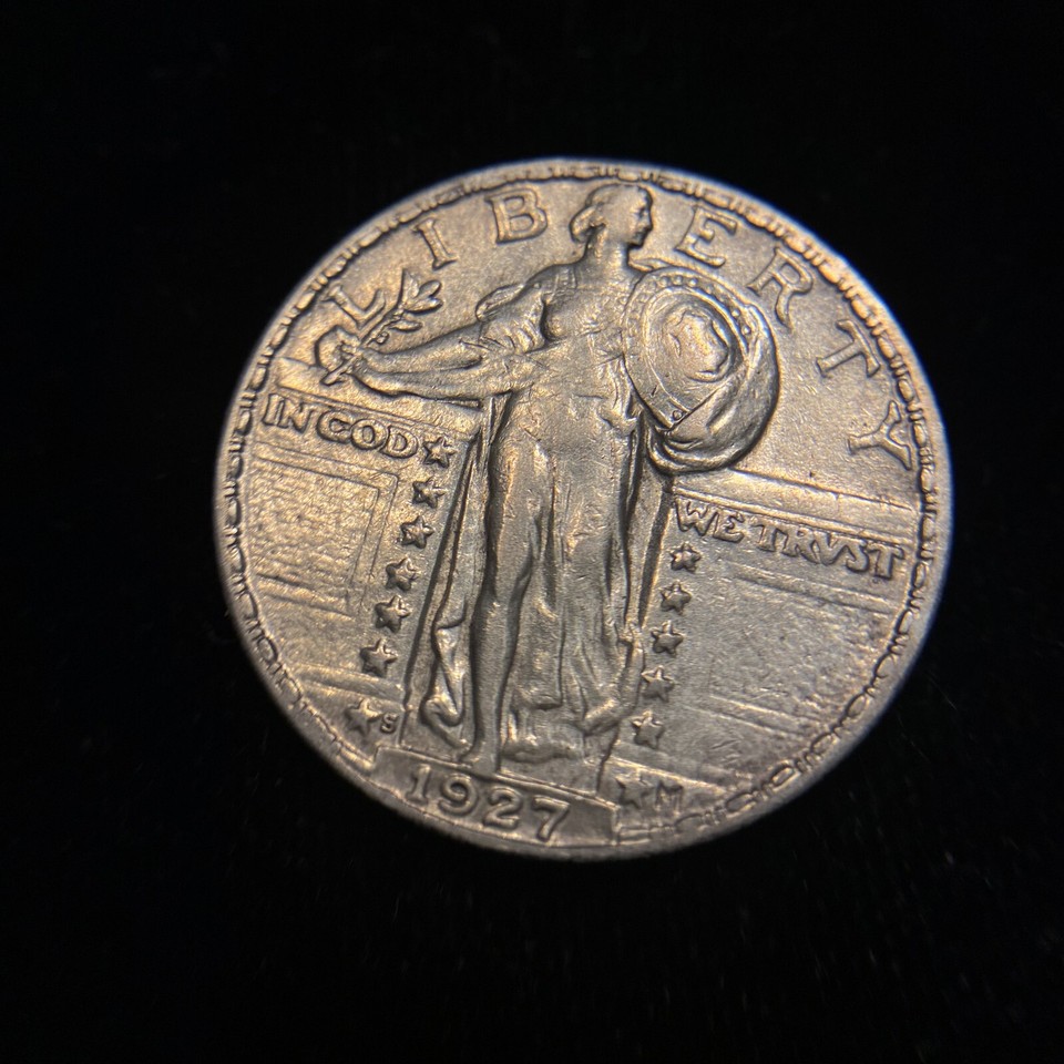 1927 S Standing Liberty Quarter Dollar AU About Uncirculated MAKE OFFER ...