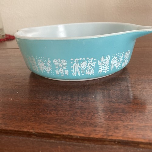 VTG Pyrex Amish Butterprint 1 Pt Cinderella Mixing Casserole Bowl #471 ...