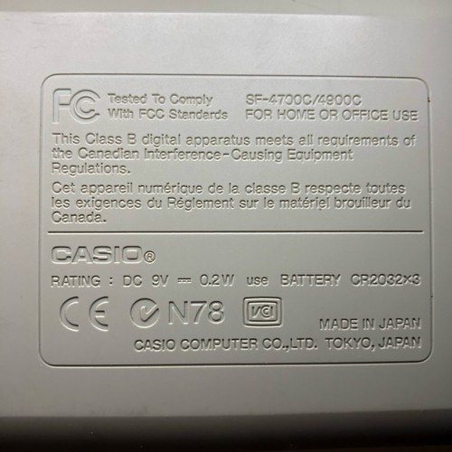 Casio BOSS SF-4900C Personal Organizer Scheduling System 128KB Mem ...