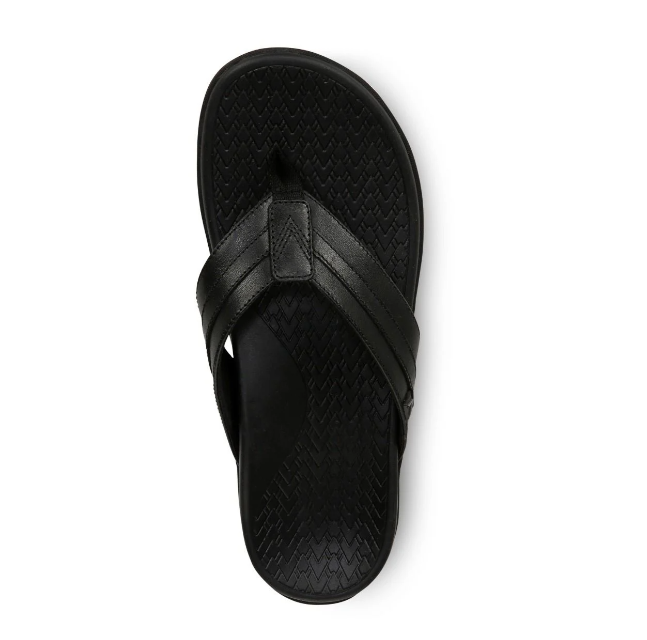 [SPECIAL PRICE] VIONIC Men's Tide II Toe Post Sandal, Black (Authentic ...