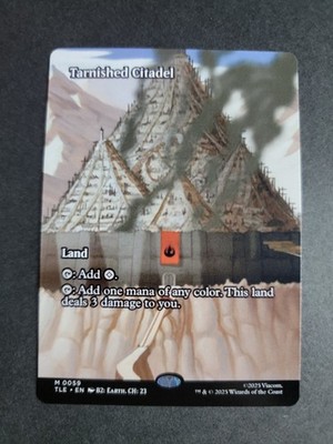Tarnished Citadel (Borderless) Mythic MTG Avatar Eternal | eBay