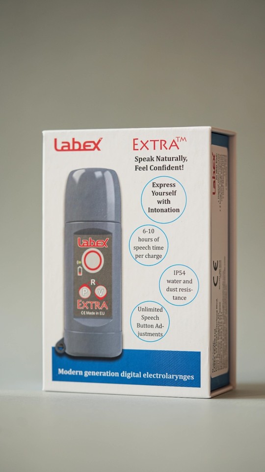 Electrolarynx Speech Aid for Laryngectomees Labex Extra Gray | eBay