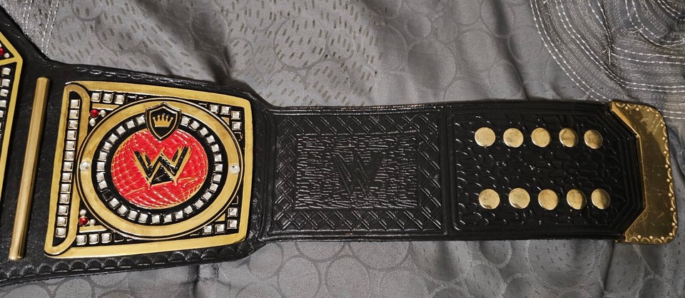 WWE Scratch Big Logo Championship Replica Title Belt V2 WWF WCW ECW AEW ...
