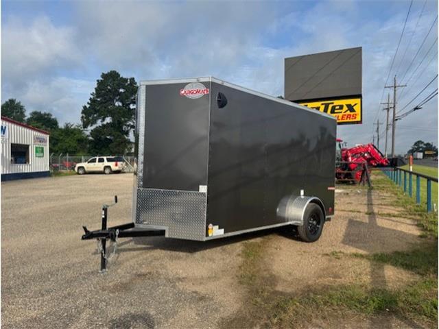 6x12 Cargo Enclosed ATV UTV Four Wheeler Construction Show Bike Trailer ...