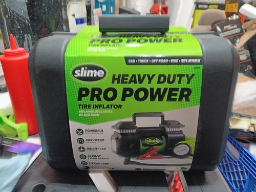 Slime 40026 2X Heavy Duty Pro Power Tire Inflator Air Pump Compressor ...