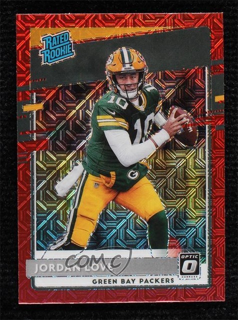 2020 Panini Donruss Optic - Rated Rookies Red Mojo Prizm #154 Jordan ...