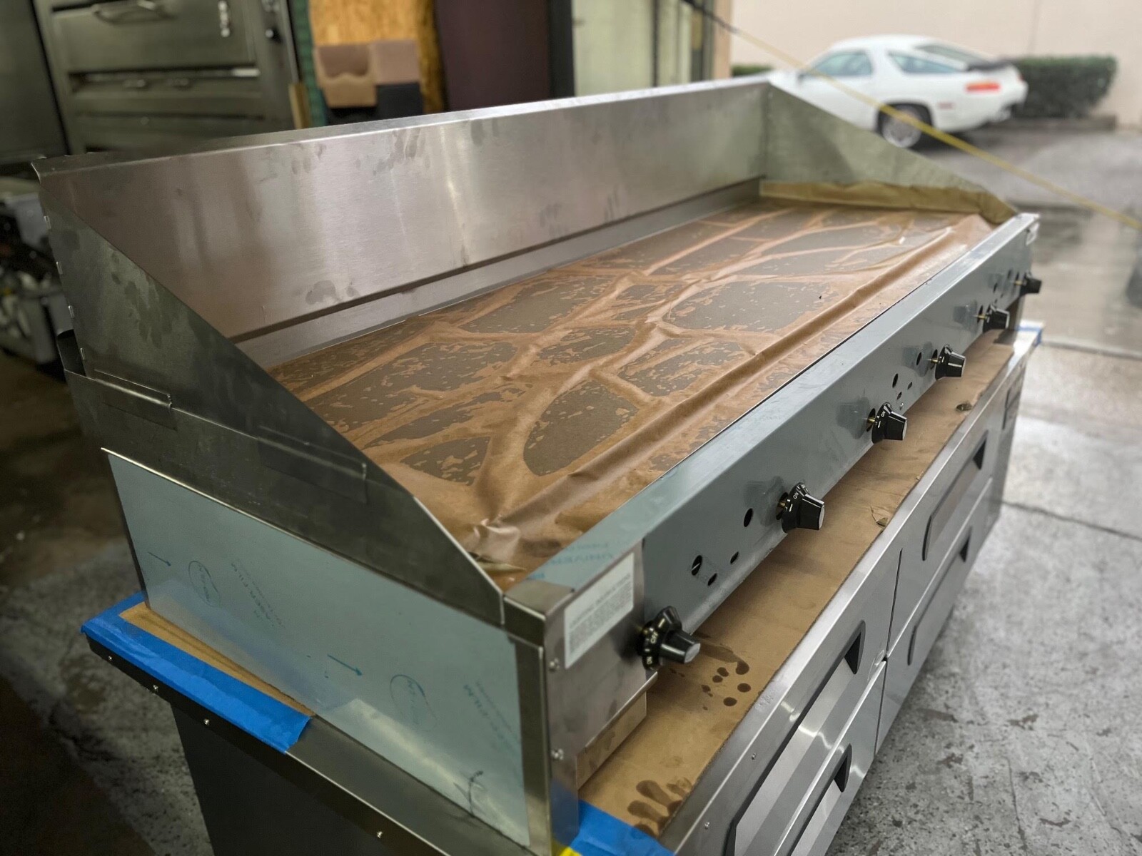 NEW 72" Griddle Plancha 12" Backsplash 6 Burner 180K BTU Connerton CG ...