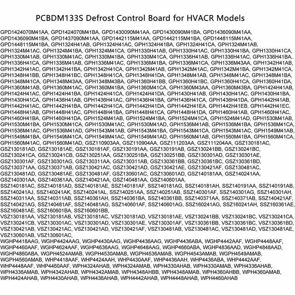 PCBDM133 PCBDM133S - For Goodman Amana Janitrol Heat Pump Defrost ...