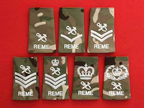 Pair of REME Artificer Royal Electrical & Mechanical Engineers MTP Rank ...
