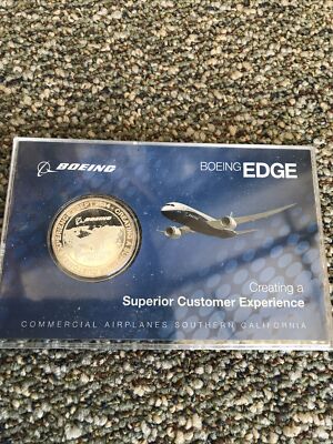 BOEING Customer Service CHALLENGE COIN~777 EDGE | eBay