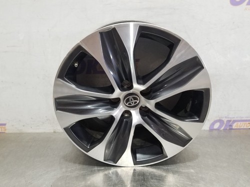 21 2021 TOYOTA HIGHLANDER XLE WHEEL 18X8 ALLOY 5 SPOKE MACHINED DARK ...