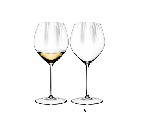RIEDEL PERFORMANCE CHARDONNAY WHITE WINE GLASS 25 OZ 9.64"H SET OF 2 ...