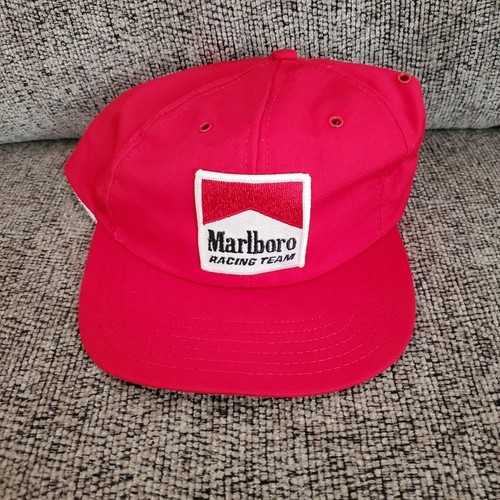 Vintage Marlboro Racing Team Snapback Hat Cap - USA Made | eBay