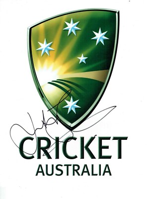 Justin LANGER Signed Autograph 10x8 Photo + Dealer COA Australia ...