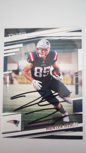 2022 panini prestige Hunter Henry 203 on card autograph hard signed | eBay