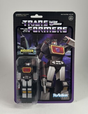 Super7 Transformers SOUNDBLASTER (Soundwave) ReAction Figure MOC NEW ...