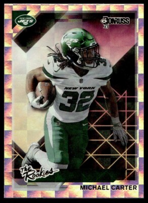 2021 Donruss The Rookies Michael Carter Rookie G9 New York Jets #TR-MCA | eBay