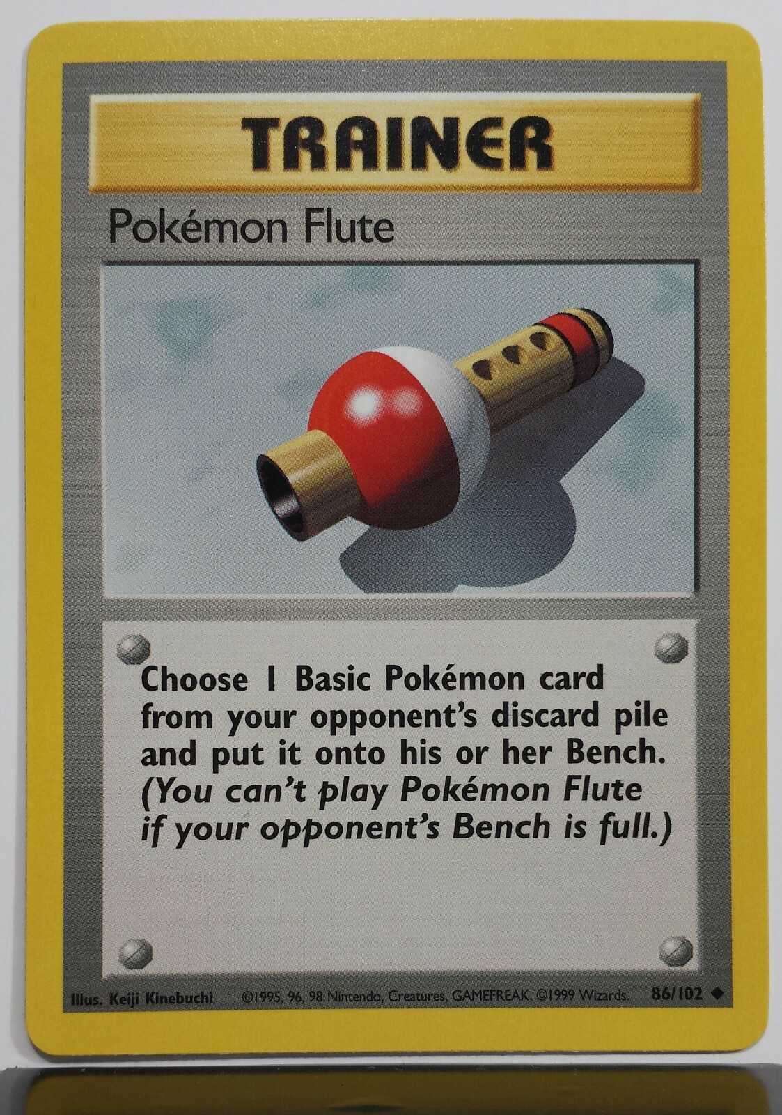 Pokemon Flute 86/102 - NM / M - Base Set Pokemon Card - $2 Combined ...