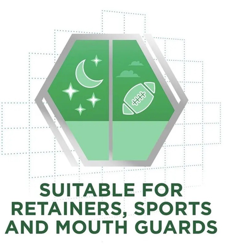 NEW VERSION Polident ProGuard & Retainer Antibacterial Daily Cleanser ...