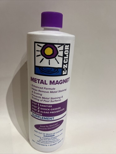 E-Z Clor Metal Magnet Controls calcium build up Prevents stains ...