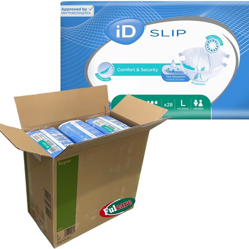 Ontex ID Slip Expert Super Large Full Incontinence Pads Slip 4100ML Box ...