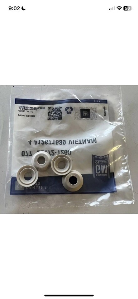 12671639 (4) GM GENUINE OEM High Pressure Fuel Injection Injector Seals ...