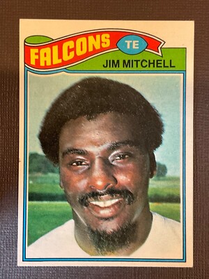 Jim Mitchell 1977 Topps Football Card #79 - Atlanta Falcons Tight End ...