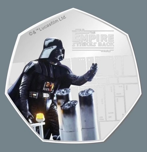 NEW Star Wars 50p Shape Commemorative Silver Coin Set | eBay UK
