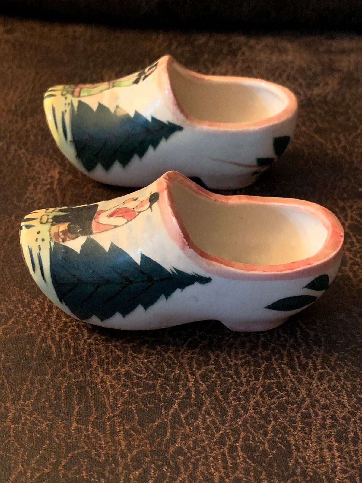 Rare Vintage Mini Dutch Clogs Decorative Porcelain Holland Souvenir ...