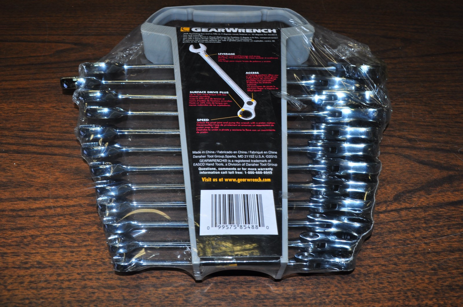 Danaher KD 85488 Gear Wrench Metric Indexing Ratchet Combination ...