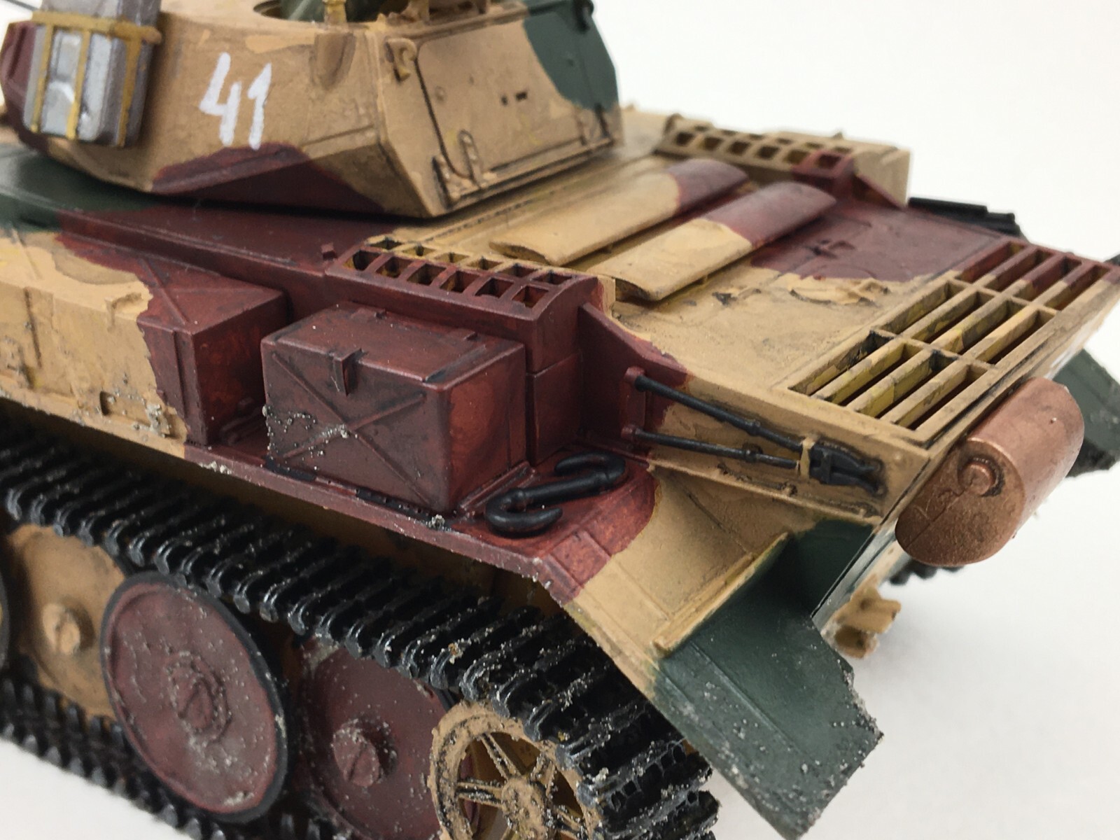 Built 1/35 Scale Tank Pz.Kpfw II Ausf. L Luchs Tamiya, WW2 German Tank ...