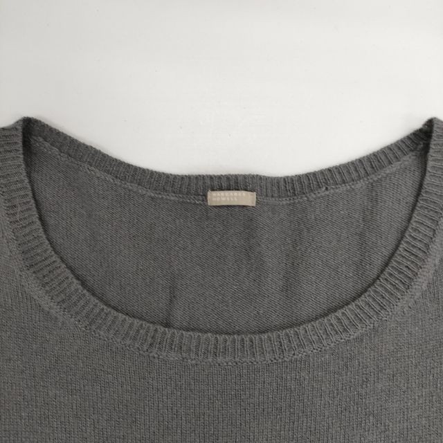 MARGARET HOWELL 589-6163002 Silk cashmere Sweater knit gray 5-1225T∞ ...