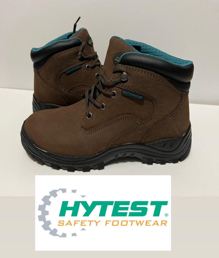HYTEST WOMEN'S AMBER DIRECT ATTACH METATARSAL GUARD STEEL TOE 6" WORK ...