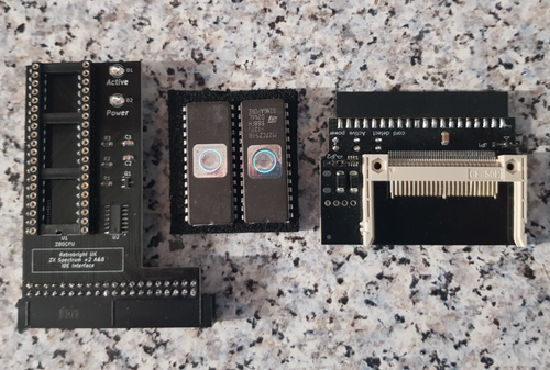 ZX Spectrum +2 A&B IDE Internal Hard Drive Interface c/w CF Card Reader ...